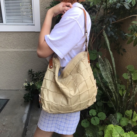 Claudia | Bags | Tan Claudia Leather Large Bag | Poshmark
